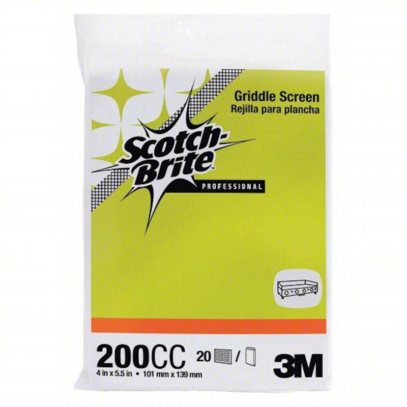 Scotch Brite 3M Scotch Brite Heavy Duty Scrubbing Screen For Grill 5.5 ...