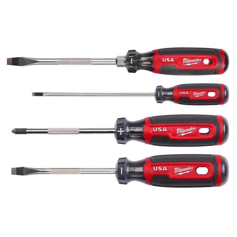 Milwaukee Tool Milwaukee Phillips & Slotted Made in USA Screwdriver Set ...