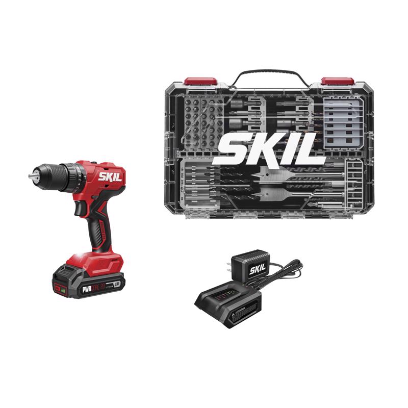 Skil SKIL 20V 1/2 in. Brushless Cordless Hammer Drill/Drive Kit ...