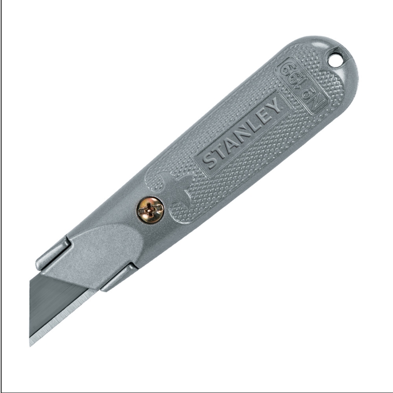 Stanley Classic 199 5-3/8 in. Fixed Blade Utility Knife Gray 1 pk | WR ...