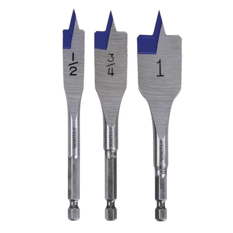 Irwin Speedbor Steel Wood Boring Bit Set Quick Change Hex Shank 3 pc PETER S HARDWARE CENTER