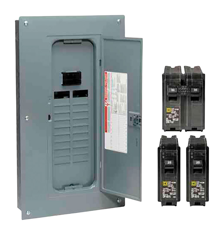 Square D HomeLine 100 amps 120/240 V 20 space 40 circuits Combination ...
