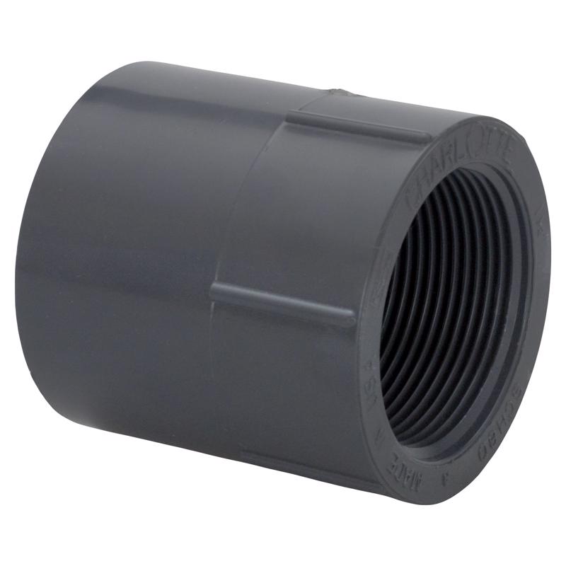 CHARLOTTE PIPE Charlotte Pipe Schedule 80 2 in. Slip X 2 in. D FPT PVC ...