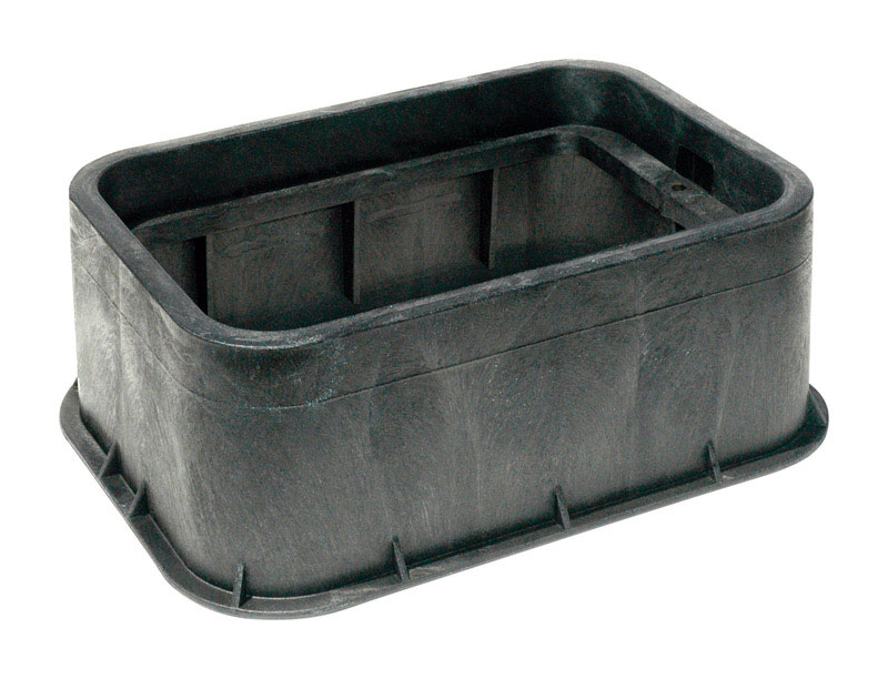 NDS 21 in. W X 6.75 in. H Rectangular Valve Box Extension Black | PETER ...