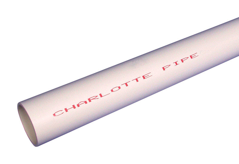 CHARLOTTE PIPE Charlotte Pipe Schedule 40 PVC Pipe 1 in. D X 5 ft. L ...