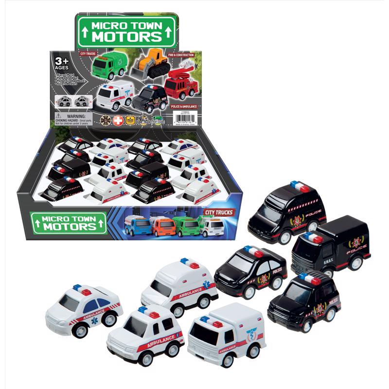 PLAYMAKER TOYS Playmaker Toys Police and Ambulance Vehicles Die Cast ...