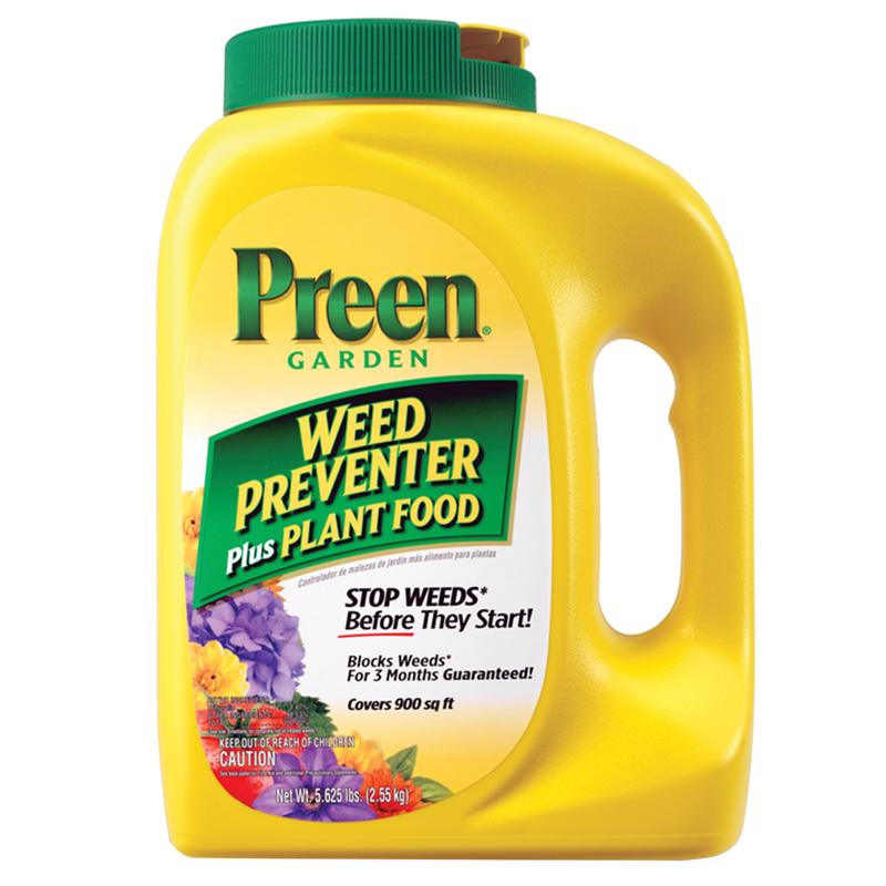 Preen Granules Weed Preventer & Fertilizer 5.625 lb | Ranch and Home