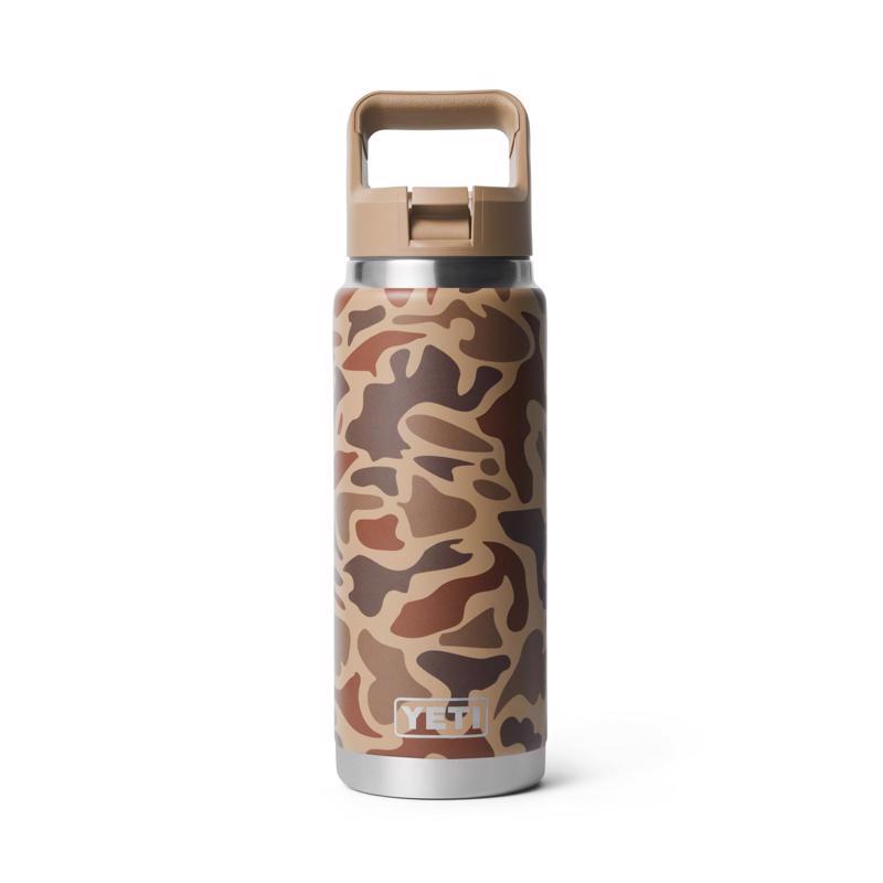 Yeti YETI Rambler 26 oz Wetlands Camo BPA Free Bottle with Straw Cap ...