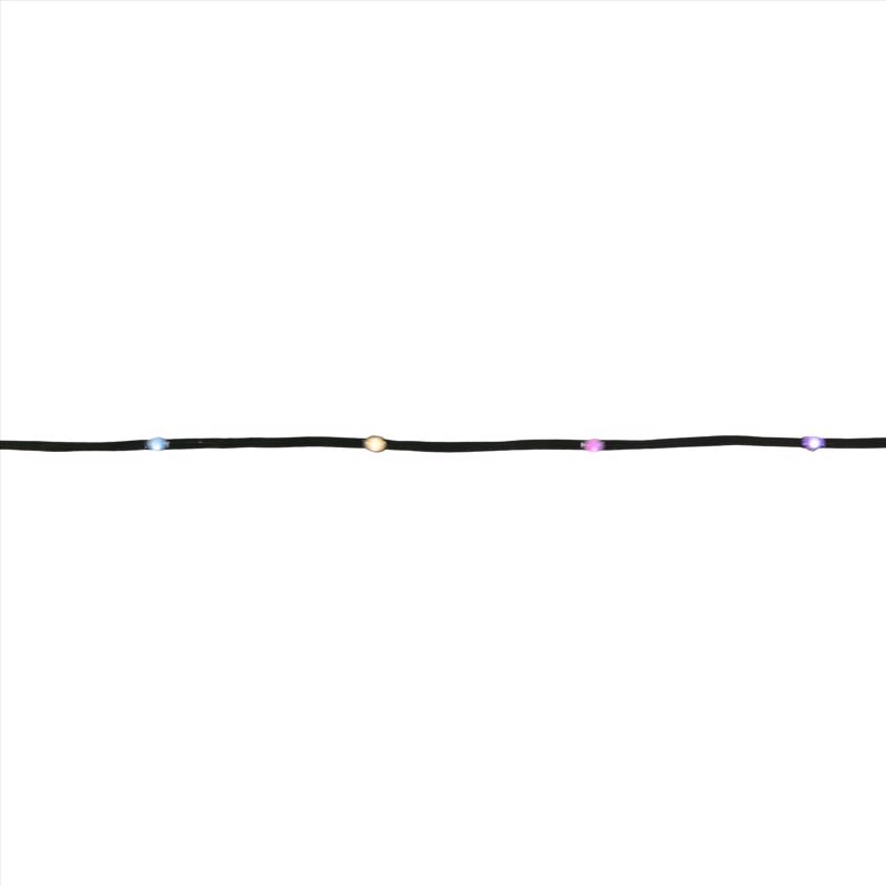 Celebrations Platinum LED RGB 100 ct String Christmas Lights 16.5 ft ...