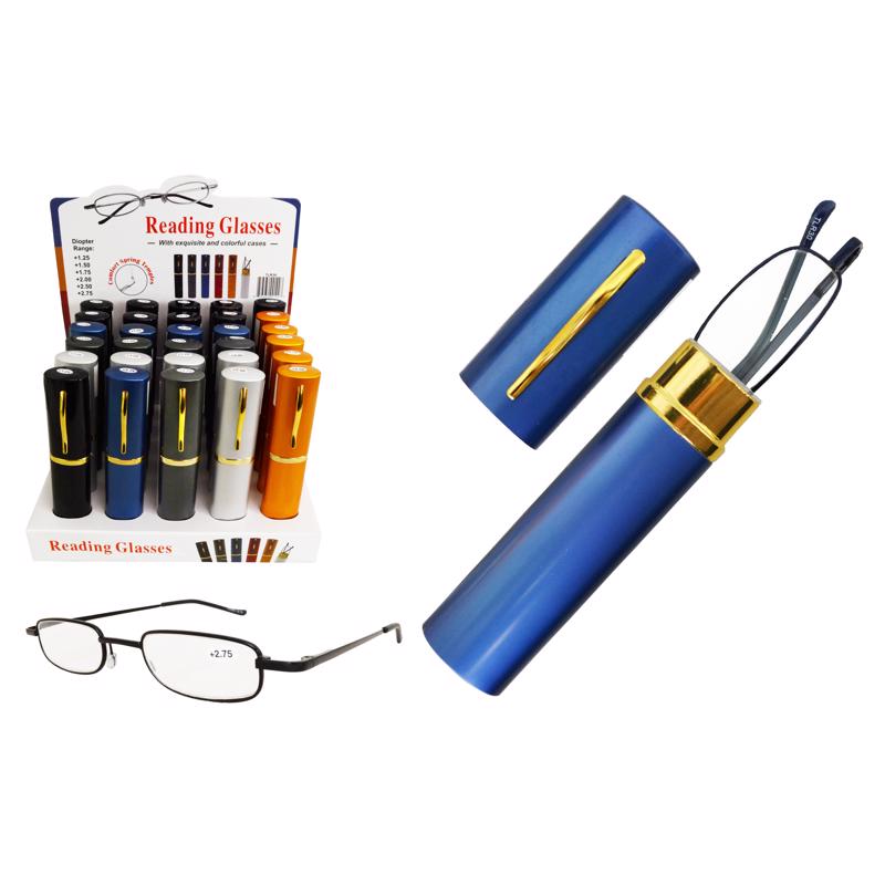 Diamond Visions Assorted Thinline Tube Reading Glasses 1 pk | Ranch and ...