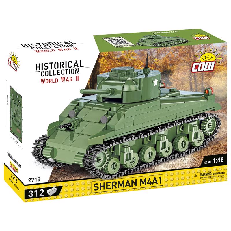 COBI Cobi Sherman M4A1 Block Set Plastic Green 312 pc | Ranch and Home