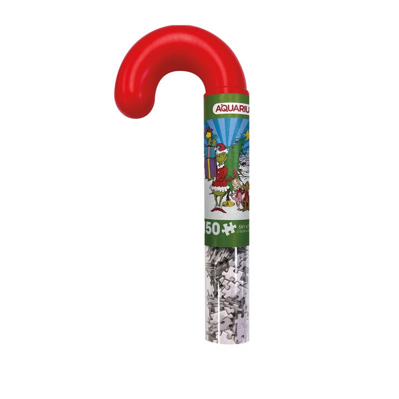 GRINCH Aquarius Grinch Puzzle with Candy cane Multicolored 150 pc ...