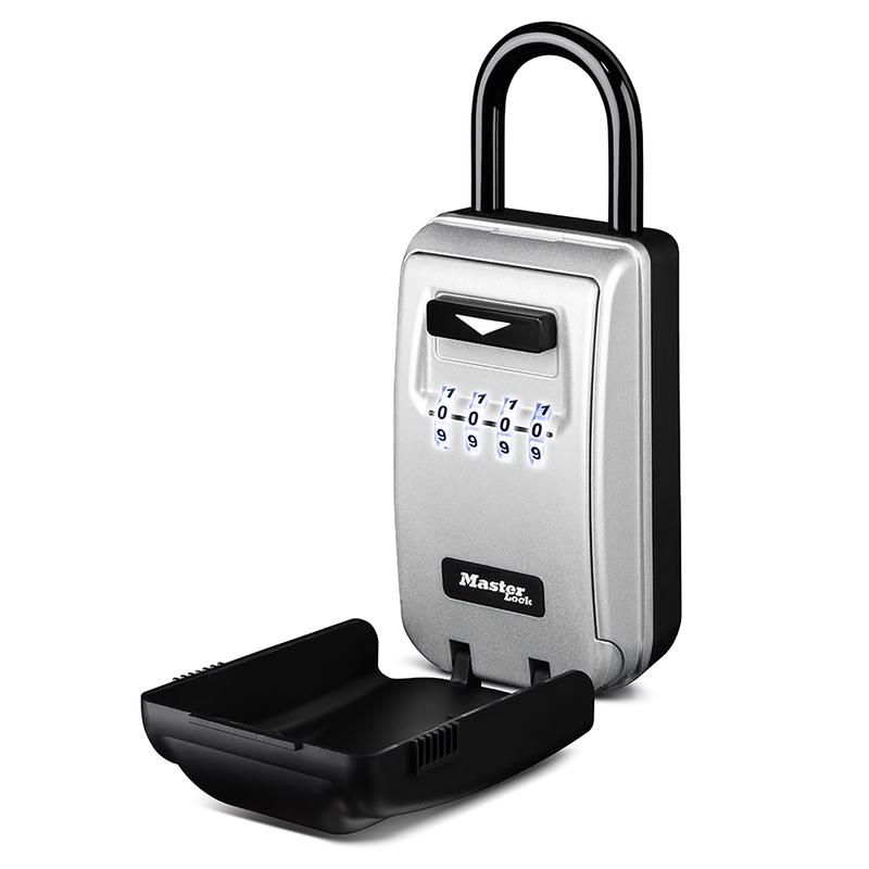 Master Lock 0.005 cu ft Combination Lock Gray Lock Box | Ranch and Home